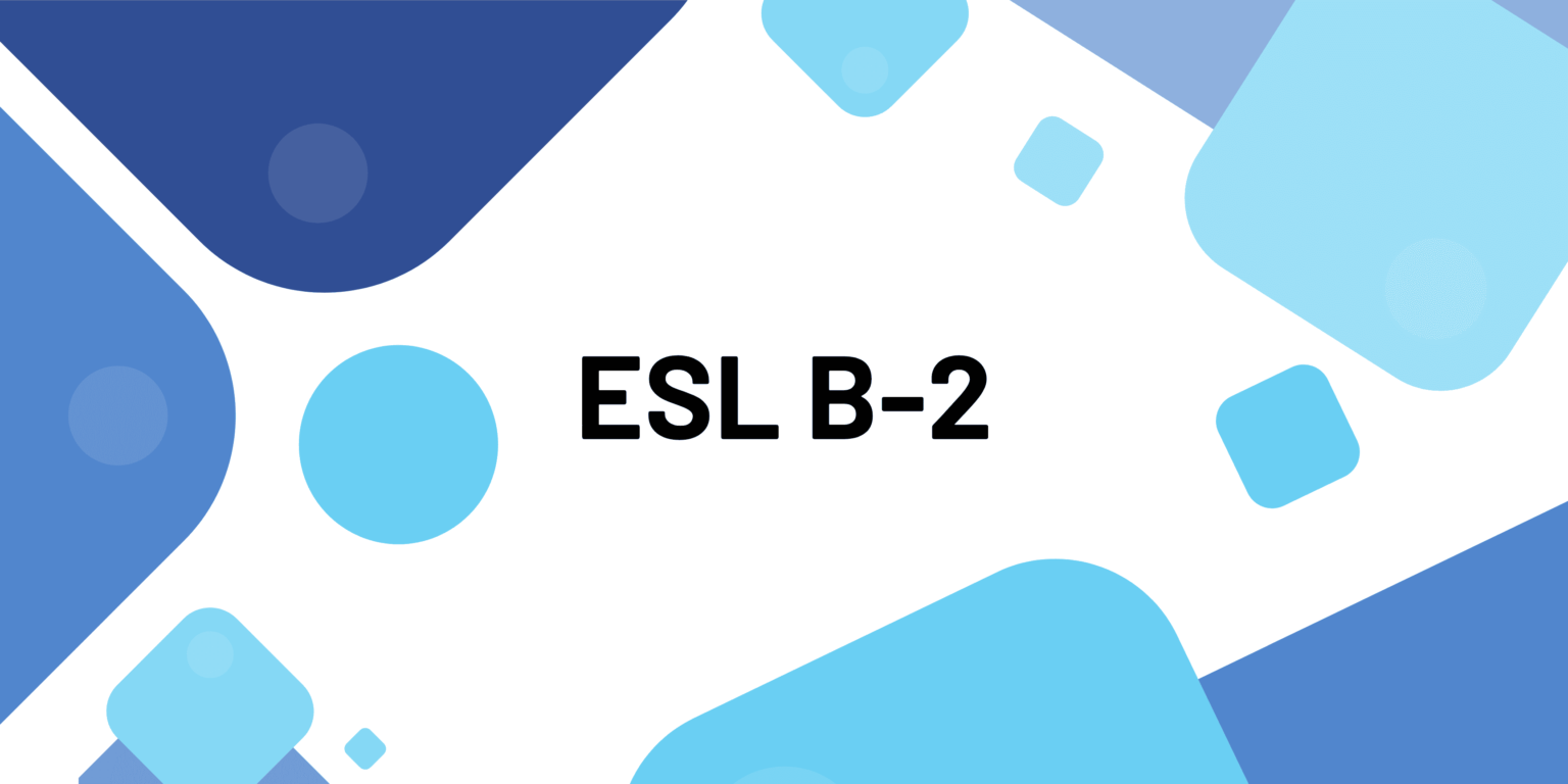 Beginners ESL B-2 – Epic College